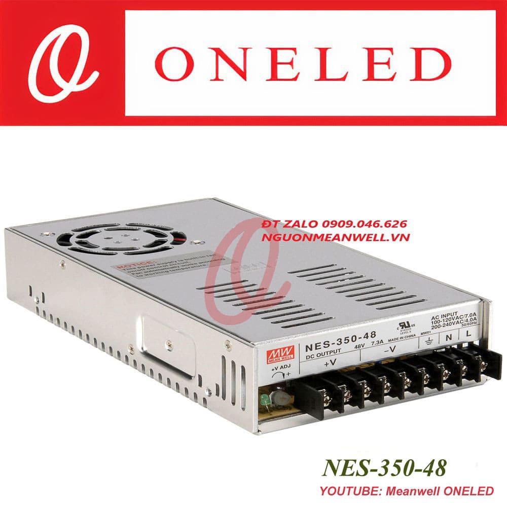 Bộ Nguồn Dạng Tĩnh NES-350-48 - Meanwell 0909153888 OMRON