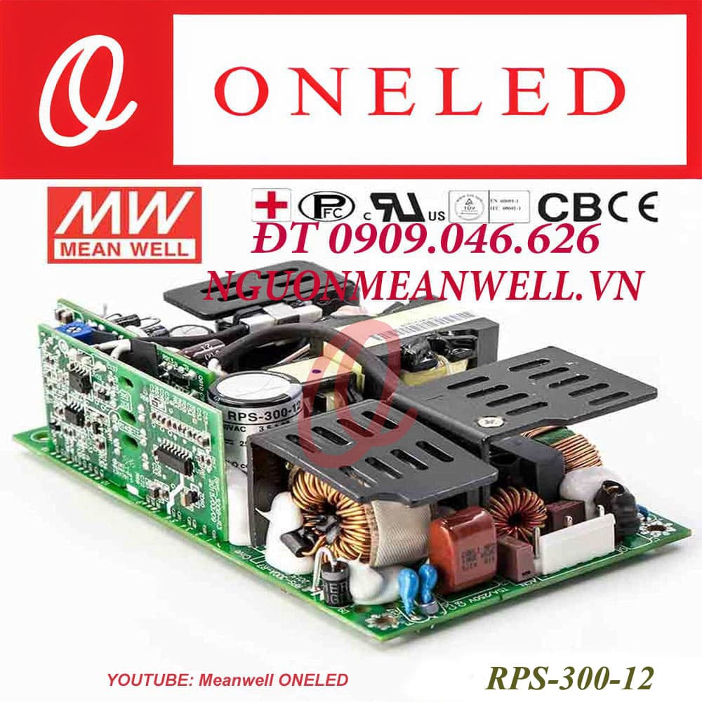 Bộ Nguồn Dạng Tĩnh RPS-300-12 - Meanwell 0909153888 OMRON