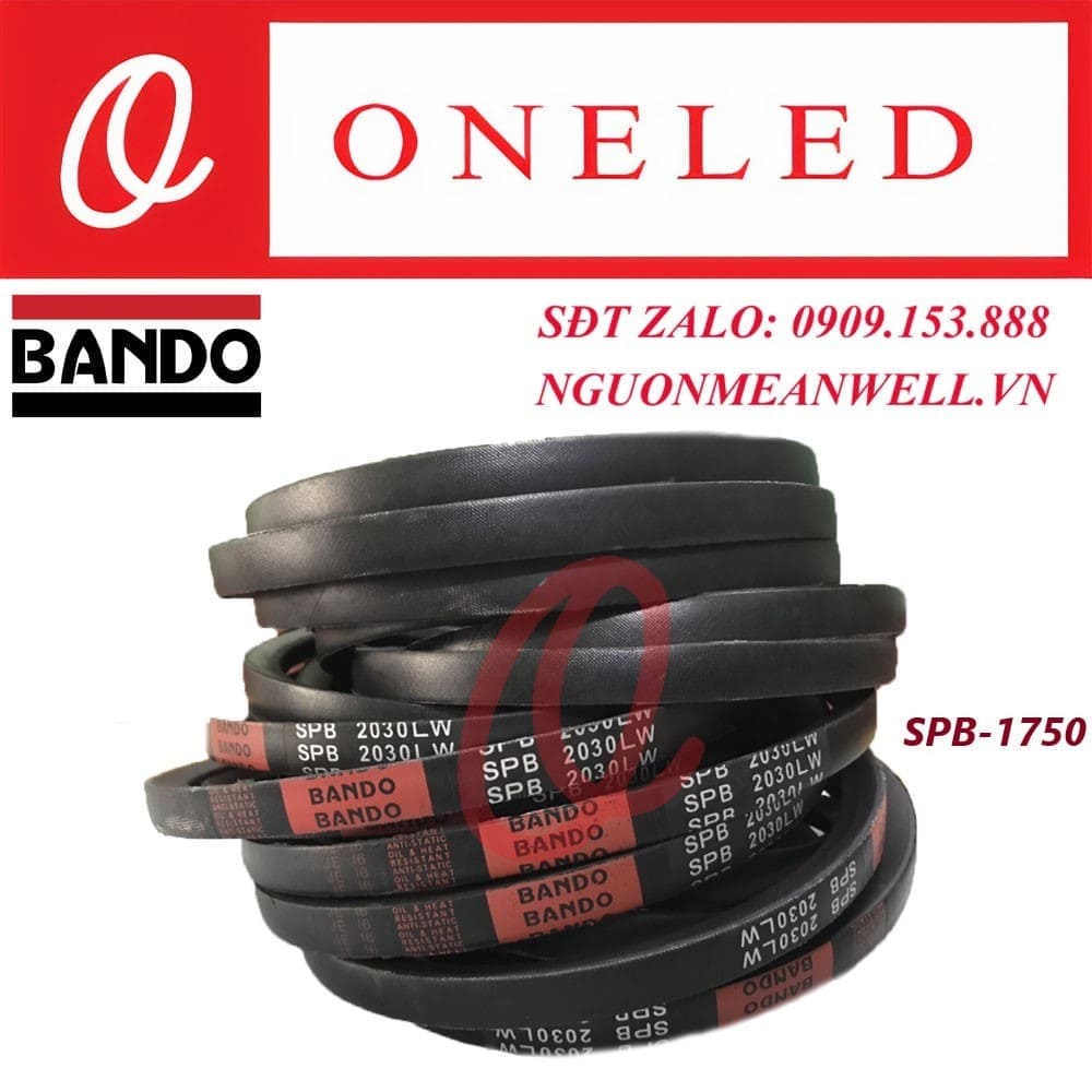 Dây Curoa SPB 1750 BANDO - 0909153888 Triangle Toyo Mitsusumi