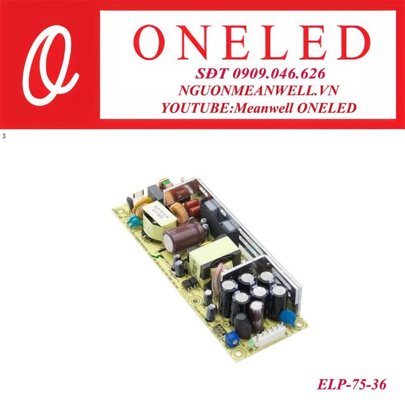 Bộ Nguồn Dạng Tĩnh ELP-75-36 - Mua Meanwell Tại đây